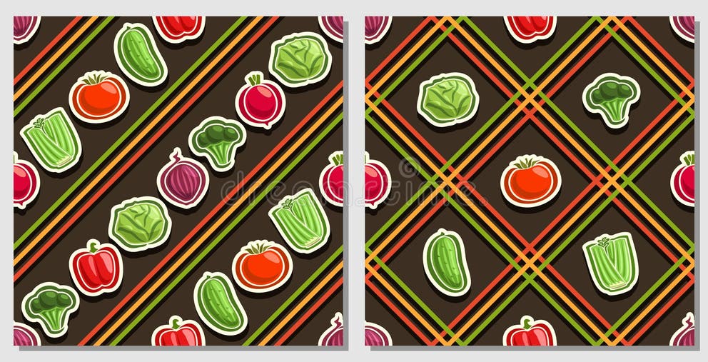 Fruit Vegetable Repeating Patterns Stock Illustrations – 82 Fruit ...
