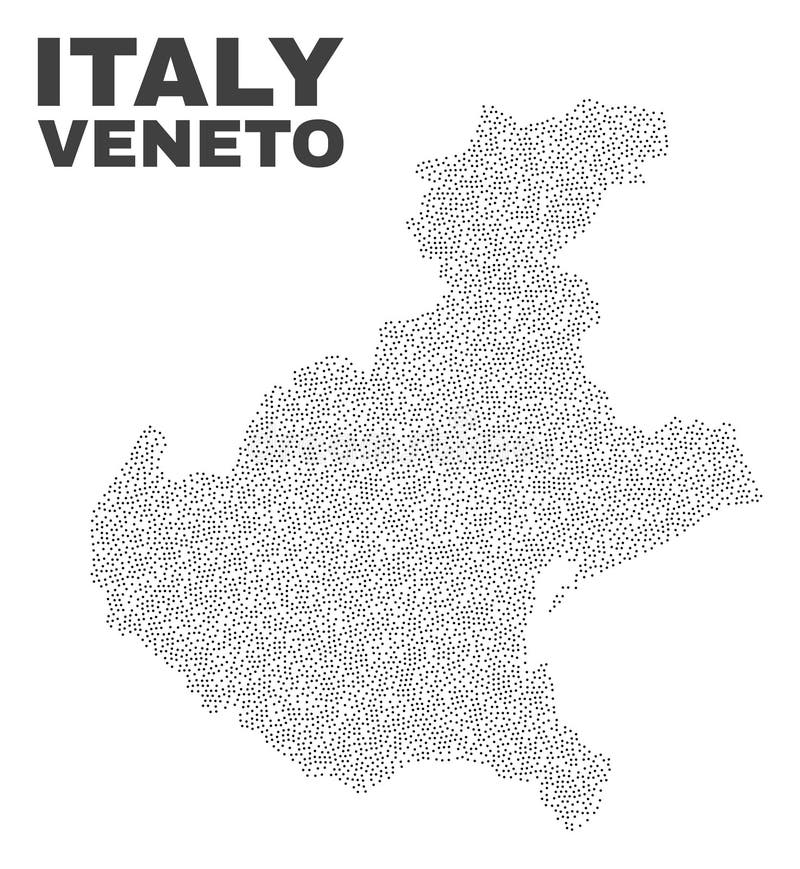 Veneto map vector stock vector. Illustration of drawing - 125524999