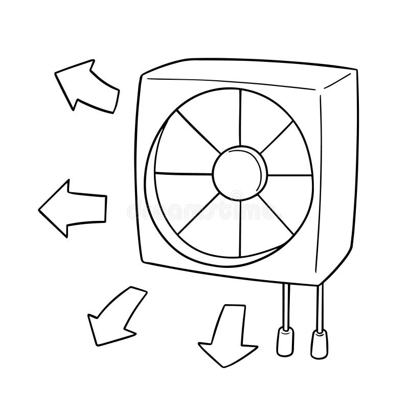 Vector of ventilating fan stock vector. Illustration of exhaust - 120398083 Vector of ventilating fan stock vector. Illustration of exhaust - 120398083
