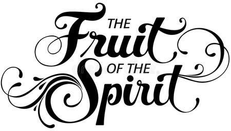 The Fruit of the spirit stock vector. Illustration of swash - 184807278