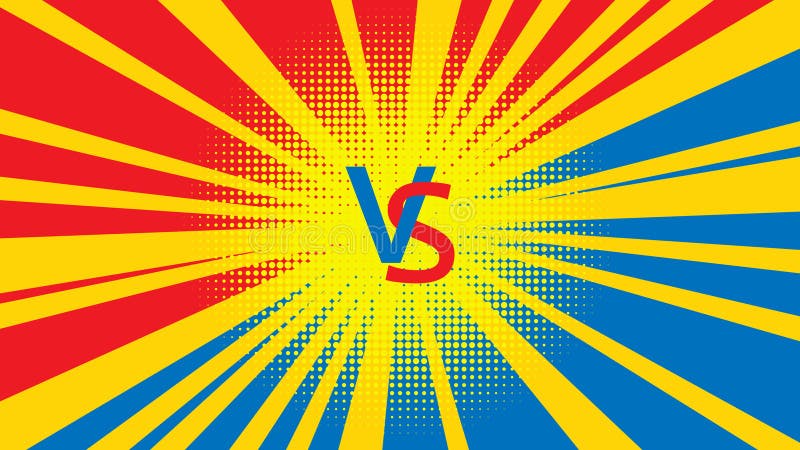 Vector versus illustration stock vector. Illustration of challenge ...
