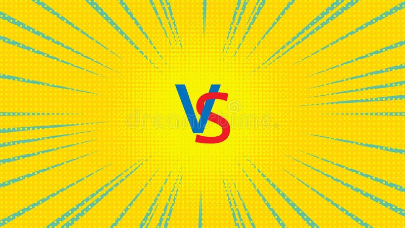 Vector versus illustration stock vector. Illustration of challenge ...
