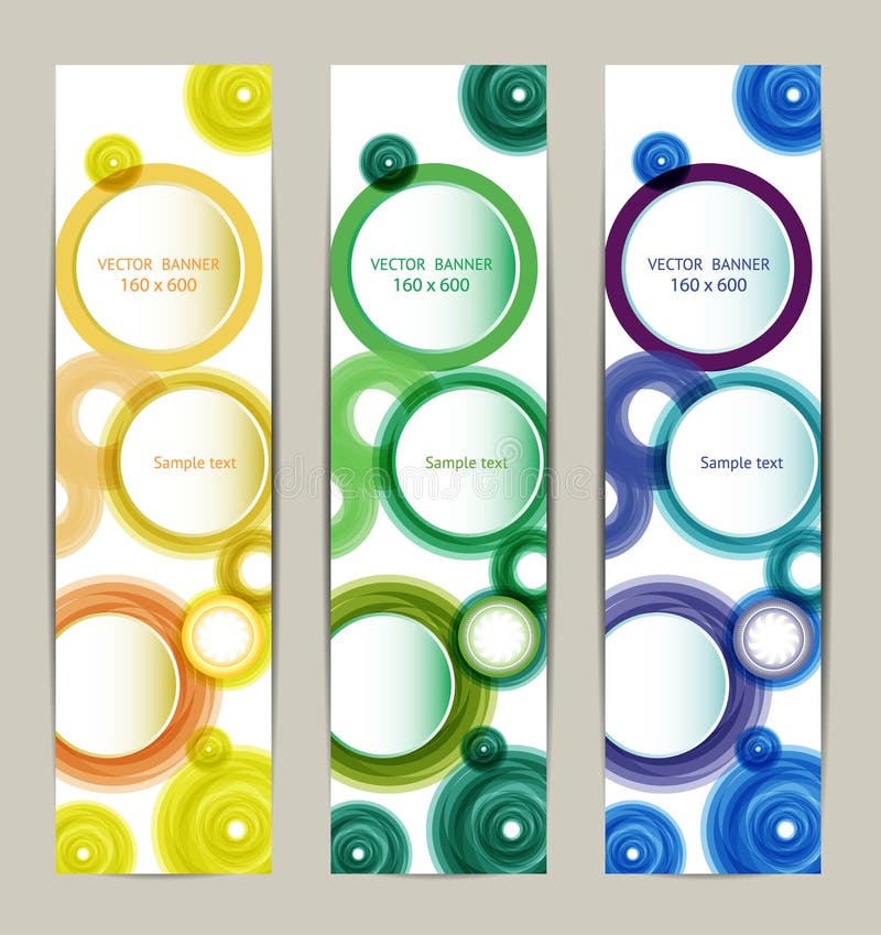 Vector Vertical Banner stock vector. Illustration of frame - 38783352