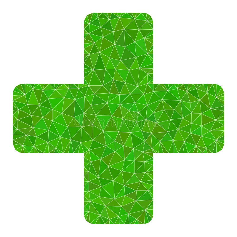 Vector Veterinary Cross Triangle Filled Icon Stock Vector ...