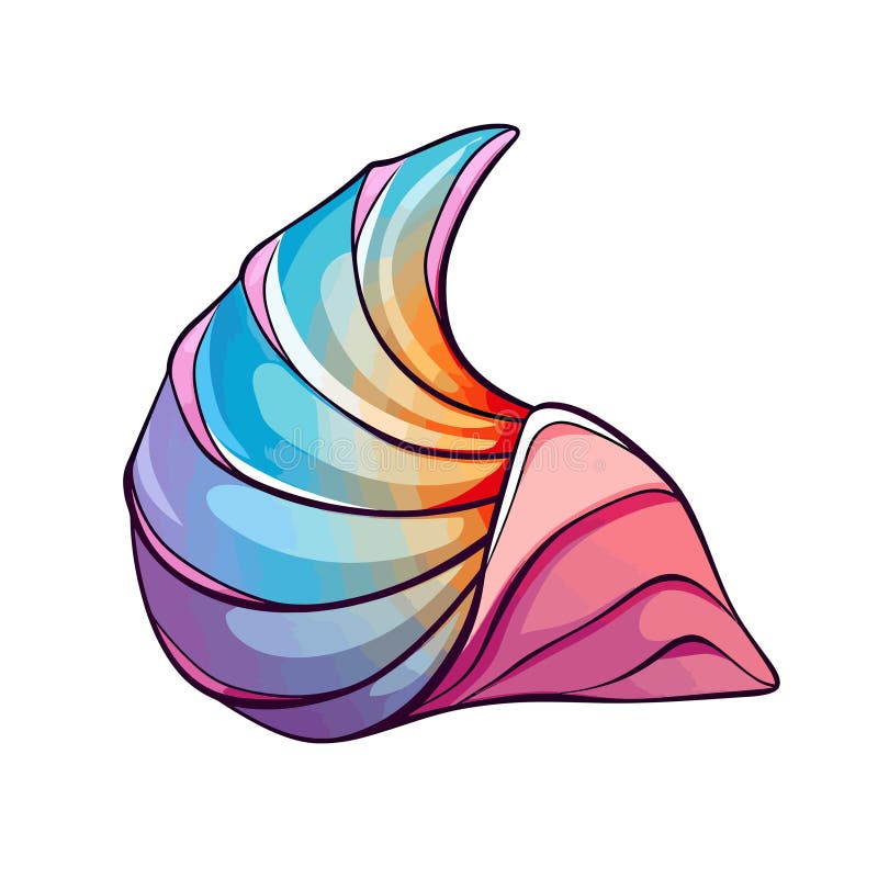 Vector of a Vibrant and Dynamic Wave-shaped Object in Vector Style ...