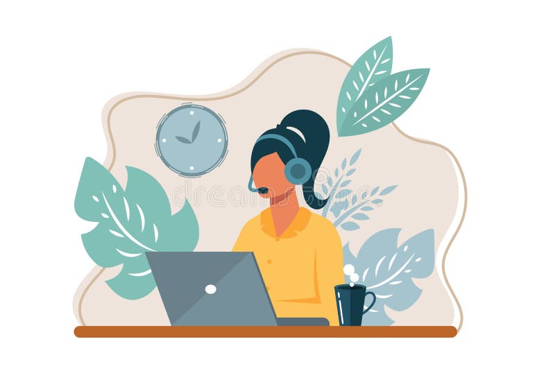 Business Customer Care Service Concept Stock Vector - Illustration of ...