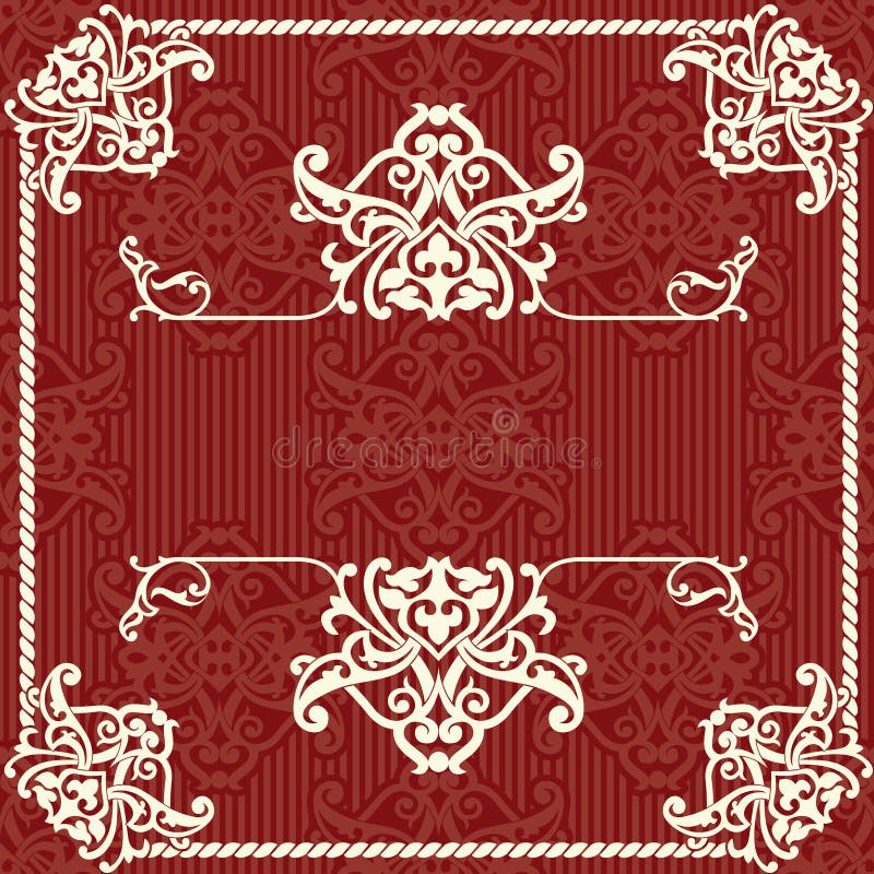 Vector vintage background stock vector. Illustration of pattern - 109032635