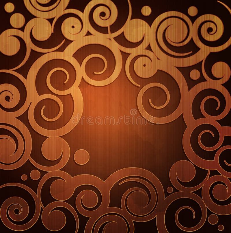 Vector Vintage Brown Background Stock Illustration - Illustration of ...