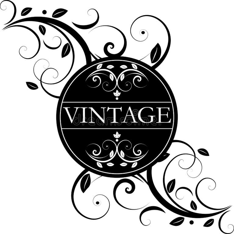 Vector vintage decor stock vector. Illustration of design - 26282415