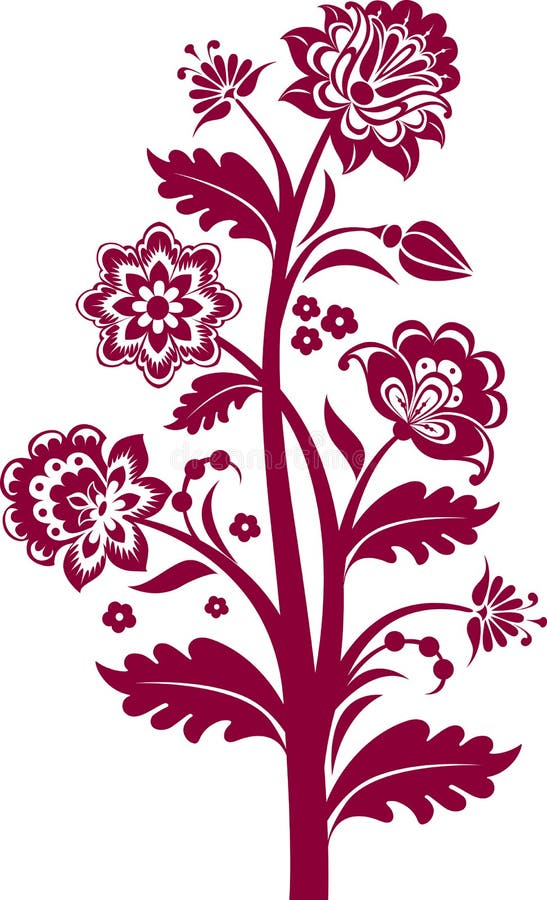 Traditional Ottoman Turkey Turkish Tulip Design Stock Vector ...