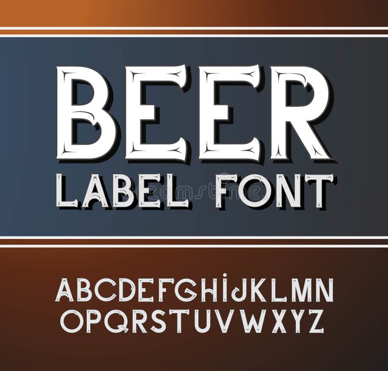 Beer Font Stock Illustrations – 12,579 Beer Font Stock Illustrations ...
