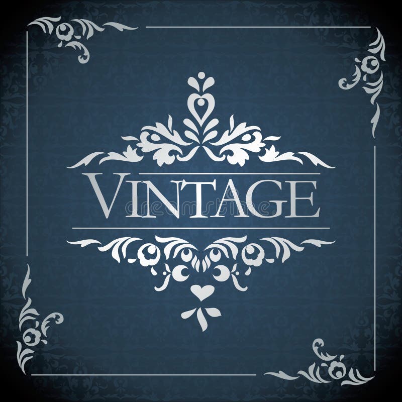 Vector vintage frame stock vector. Illustration of emblem - 26717864