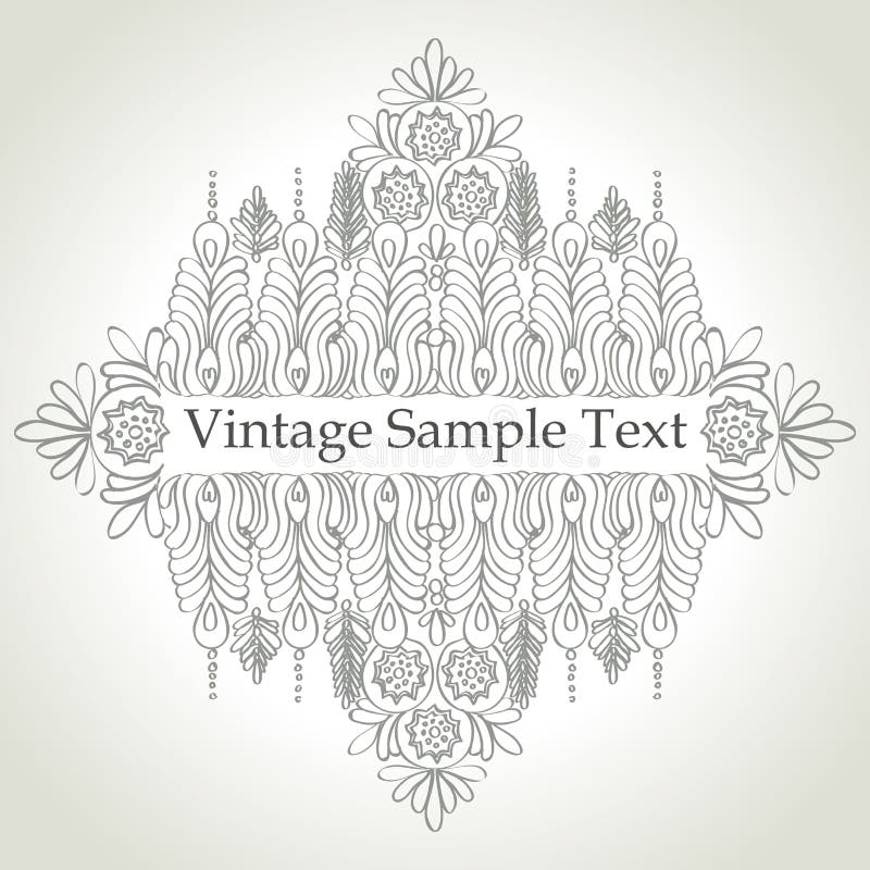 Vector vintage frame stock vector. Illustration of emblem - 26717864