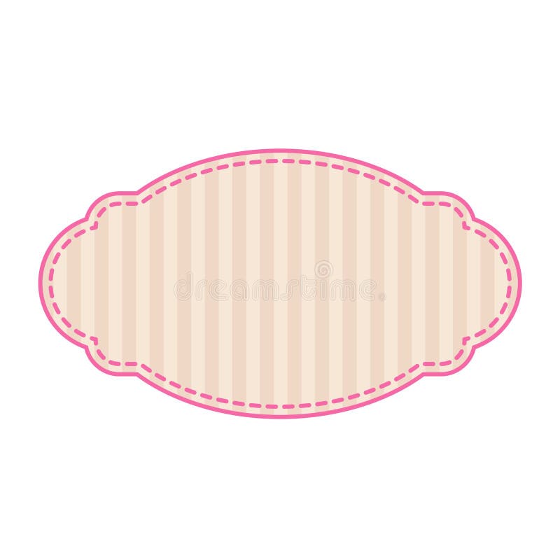 Vector of Vintage Frame Set on Pattern Retro Background. Cute Frames ...