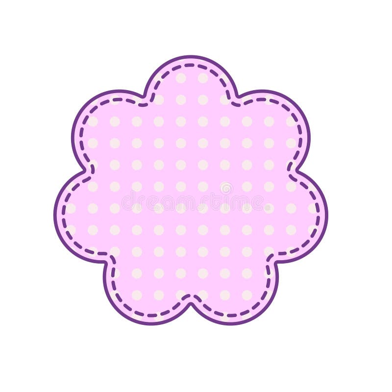 Vector of Vintage Frame Set on Pattern Retro Background. Cute Frames ...