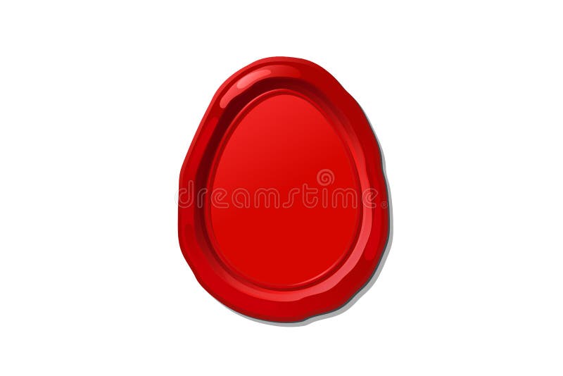 Vector Wax Seal Stamp Shape Stock Vector - Illustration of achievement ...