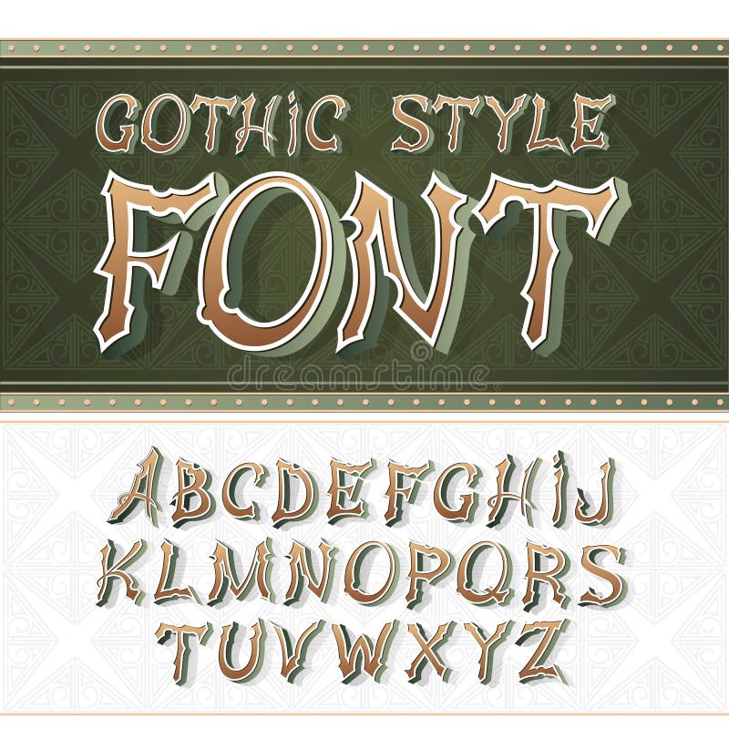 Vector Vintage Label Font. Retro Style Stock Vector - Illustration of ...