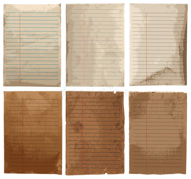 Vector Vintage Paper Designs Stock Vector - Illustration of document ...