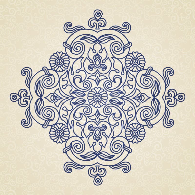Eastern Style Scroll Work Background Stock Illustrations – 277 Eastern ...
