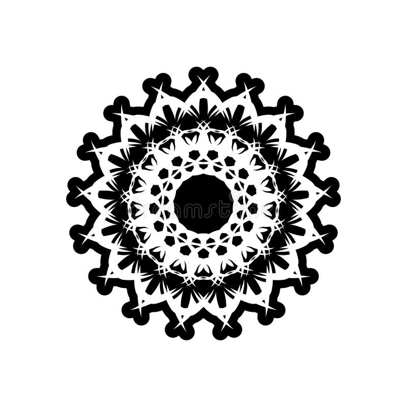 Vector Vintage Pattern in Victorian Style in Shape of a Circle ...