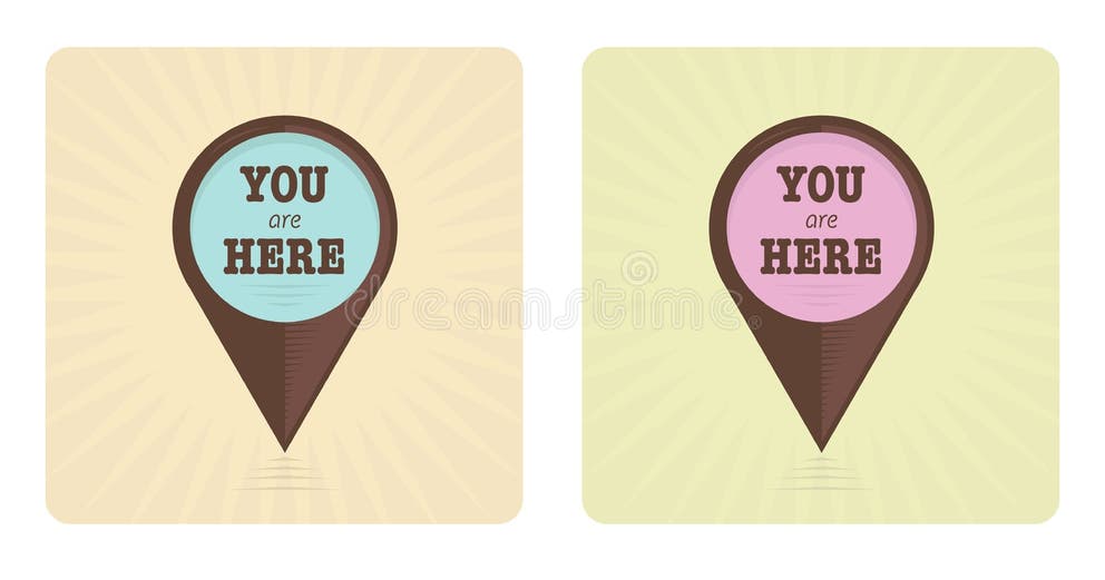 Vector Vintage Pointer Signs Stock Vector - Illustration of abstract ...