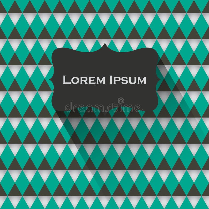 Vector Vintage Triangle Background Stock Vector - Illustration of ...