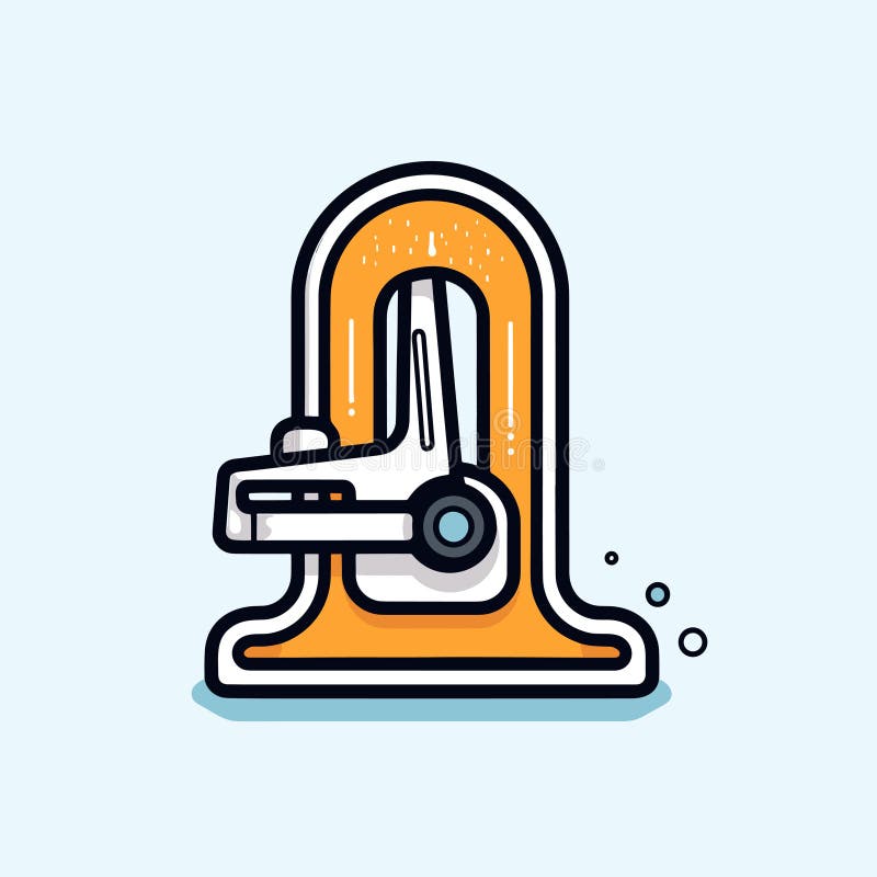 Vector of a Vintage Turntable with a Record Player Playing a Vinyl ...