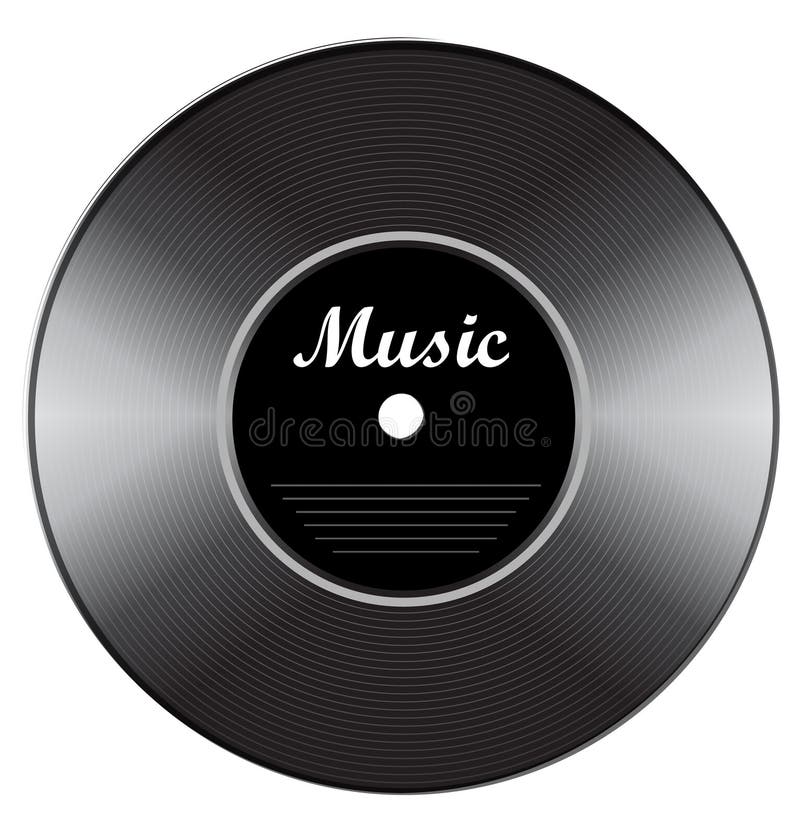 Vector vinyl icon stock vector. Illustration of classical - 41138902