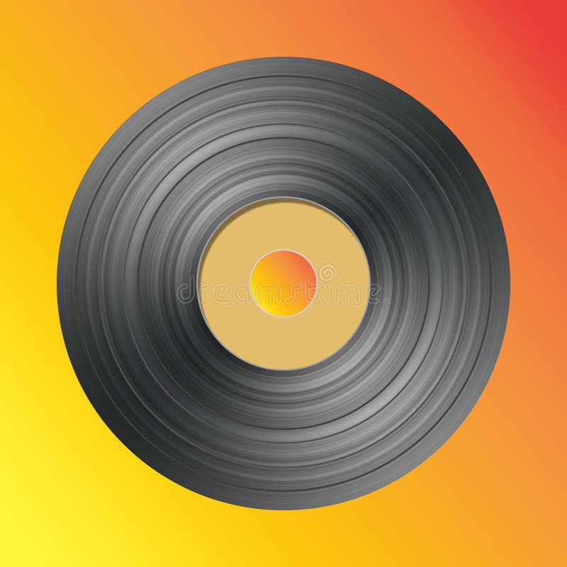 Blank LP stock vector. Illustration of party, musical - 5817865