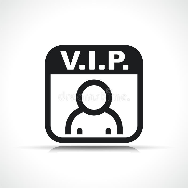 Vector Vip User Icon Symbol Stock Vector - Illustration of line, cinema ...