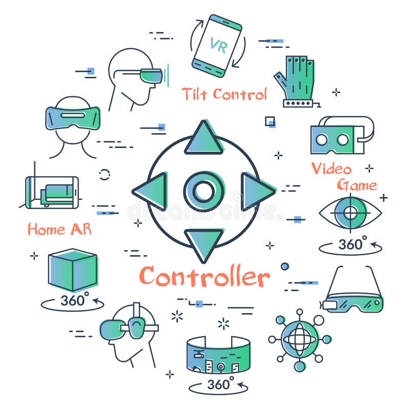 Vr Controllers Stock Illustrations – 653 Vr Controllers Stock ...