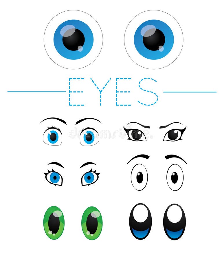 VECTOR EYES vol. 1 vector illustratie. Illustration of element - 22753773