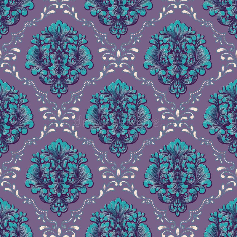 Damask Embossed 3d Seamless Pattern. Vector Floral Textured Background ...