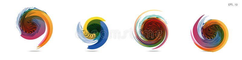 Vector Vortex with a White Background Stock Vector - Illustration of ...