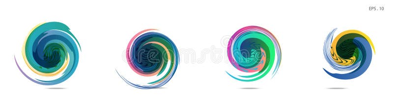 Vector Vortex with a White Background Stock Vector - Illustration of ...