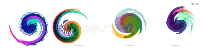 Vector Vortex with a White Background Stock Vector - Illustration of ...