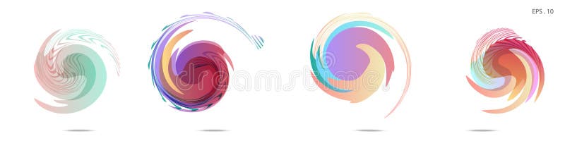 Vector Vortex with a White Background Stock Vector - Illustration of ...