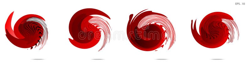 Vector Vortex with a White Background Stock Vector - Illustration of ...
