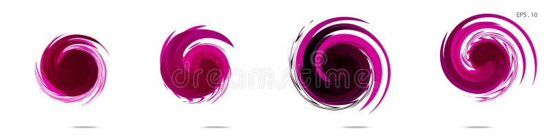 Vector Vortex with a White Background Stock Vector - Illustration of ...
