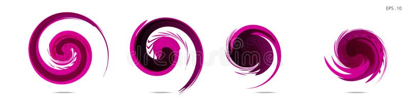 Vector Vortex with a White Background Stock Vector - Illustration of ...