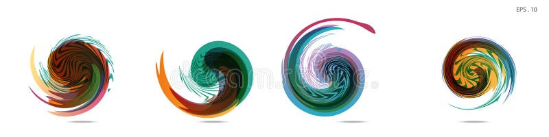 Vector Vortex with a White Background Stock Vector - Illustration of ...