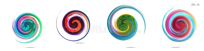 Vector Vortex with a White Background Stock Vector - Illustration of ...