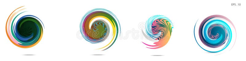 Vector Vortex with a White Background Stock Vector - Illustration of ...