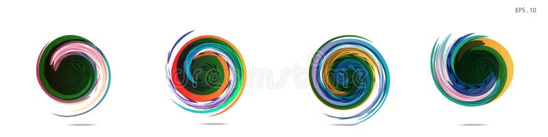 Vector Vortex with a White Background Stock Vector - Illustration of ...