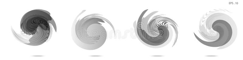 Vector Vortex with a White Background Stock Vector - Illustration of ...