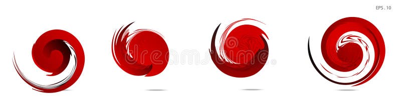Vector Vortex with a White Background Stock Vector - Illustration of ...