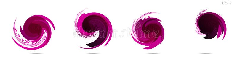 Vector Vortex with a White Background Stock Vector - Illustration of ...