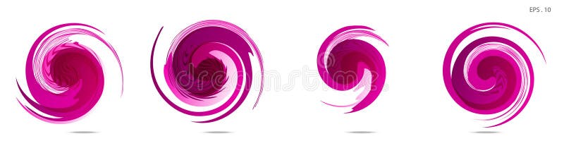 Vector Vortex with a White Background Stock Vector - Illustration of ...