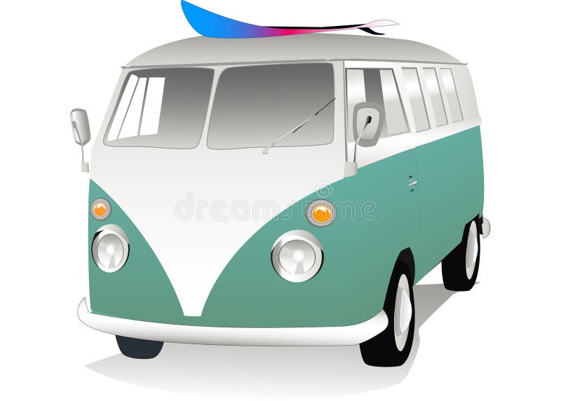 Vector de VW ilustración del vector. Ilustración de vendimia - 2797476