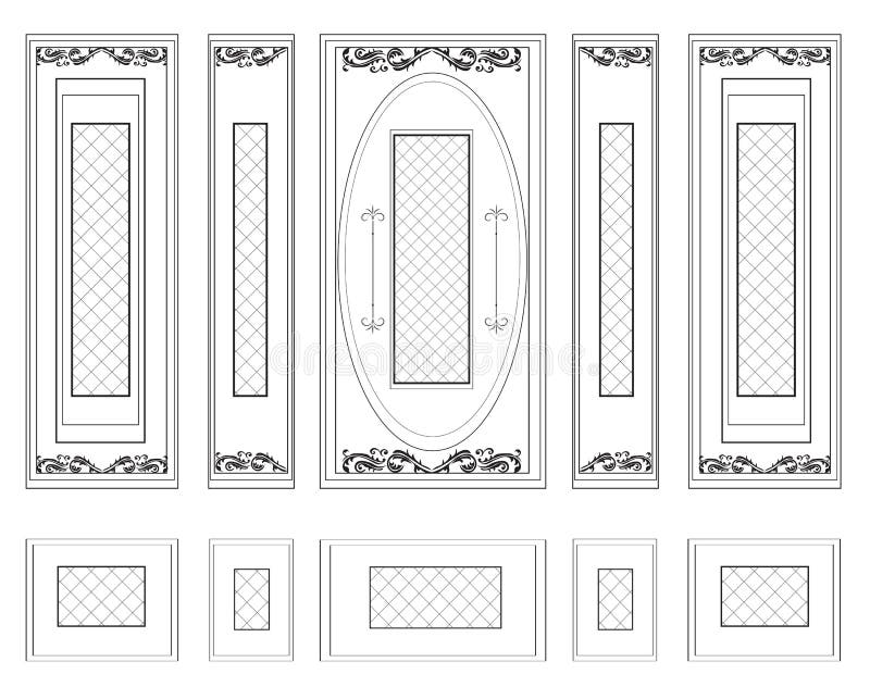 Wainscoting Wall Stock Illustrations – 2,062 Wainscoting Wall Stock ...